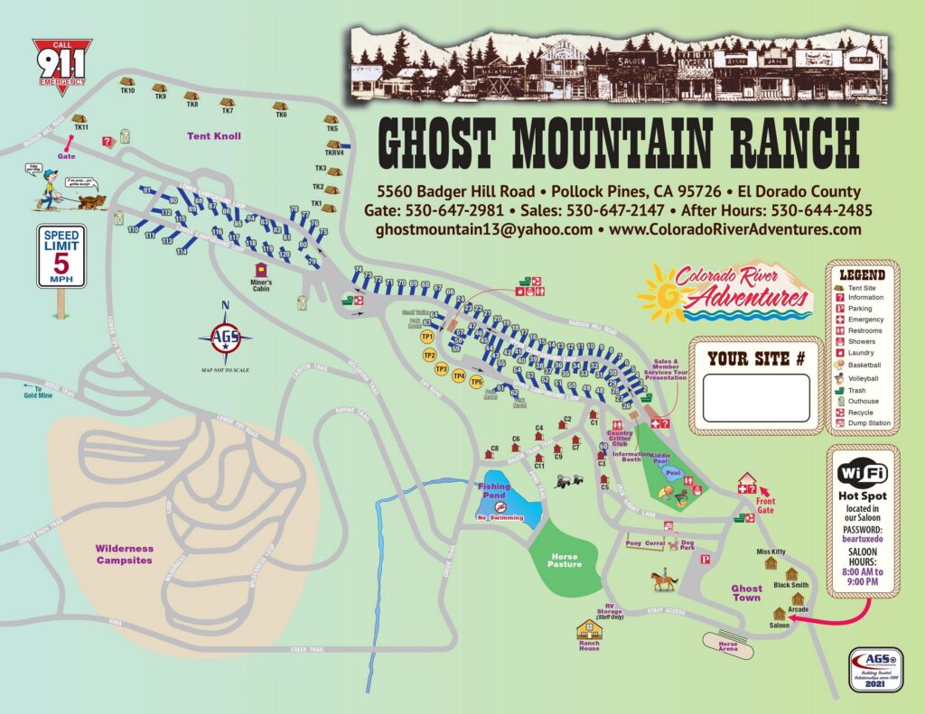 Ghost Mountain Ranch Park Map – Ghost Mountain Ranch Resort